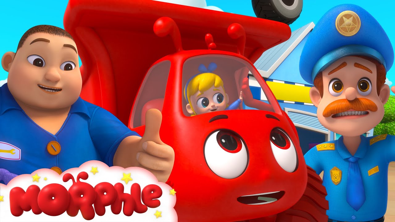 Big Red Truck | Morphle's Family | My Magic Pet Morphle | Kids Cartoons ...
