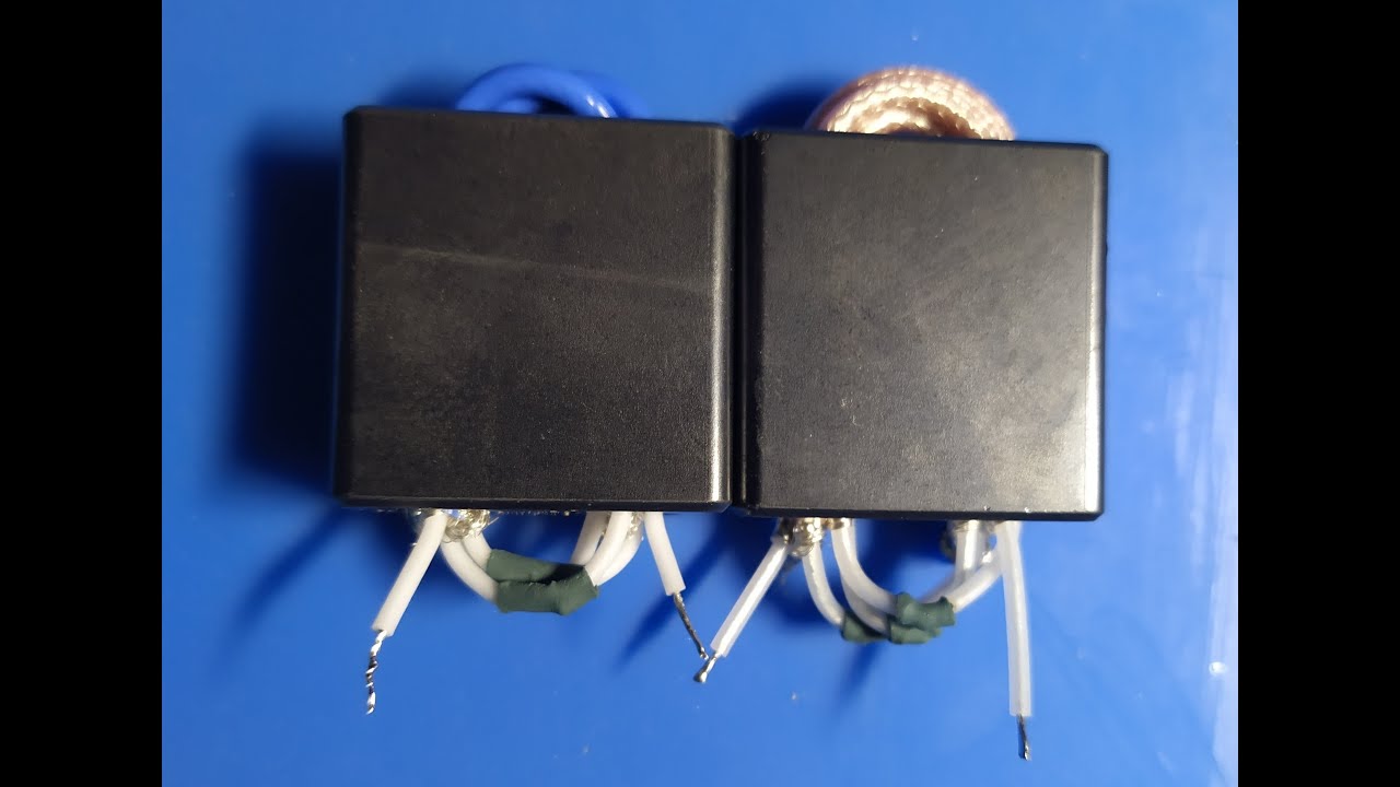 How to make transformer for RF amplifier - YouTube