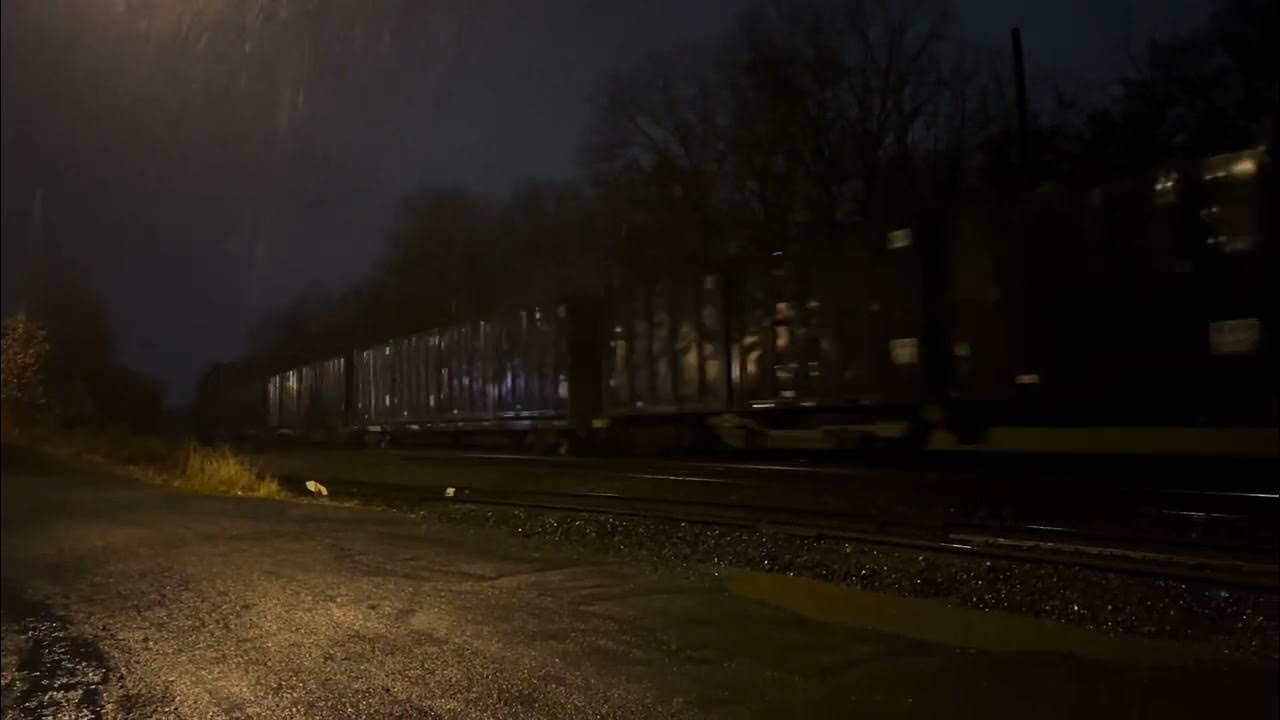 NS 3647 ET44AC leads NS 62V through Piscataway,NJ! - YouTube