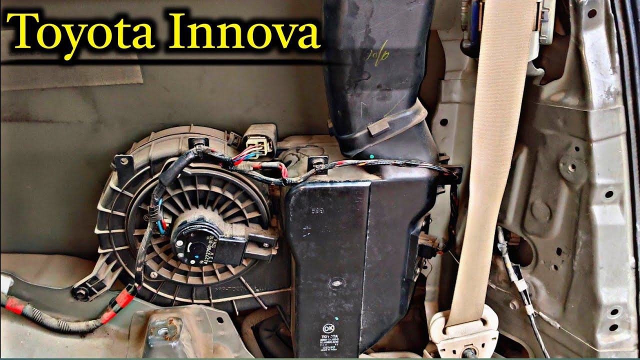 Top Secret:-Removing Toyota Innova Rear A/C Coil - YouTube