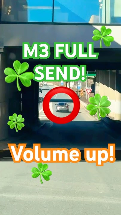 St. Patrick’s day FULL SEND! M3 Comp flooring it 🤤 volume up! # ...