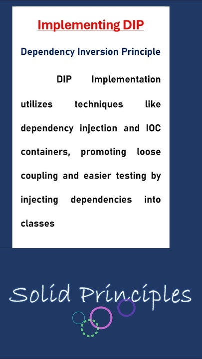 implement dependency inversion principle || solid principles || c# - YouTube