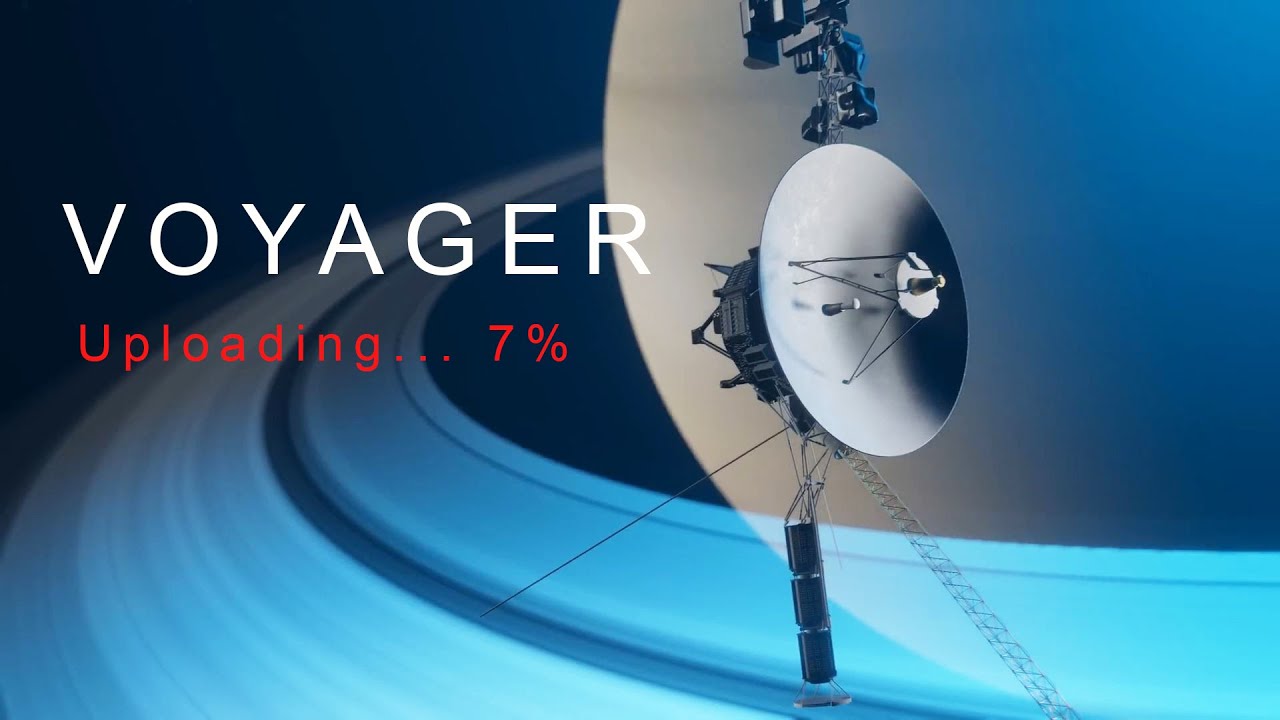 O update de SOFTWARE da Voyager a 23.3 bilhões de quilometros da Terra ...