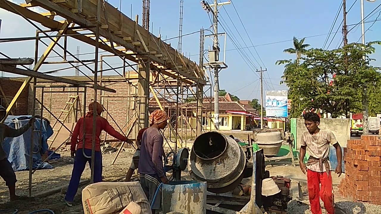 Campuran cor dak beton yang pas - YouTube