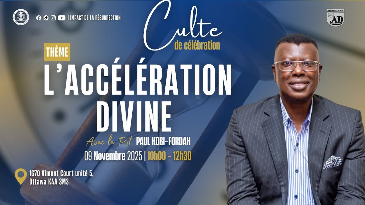 L'ACCÉLÉRATION DIVINE // PST. PAUL KOBI-FORDAH (09.11.2025) - YouTube