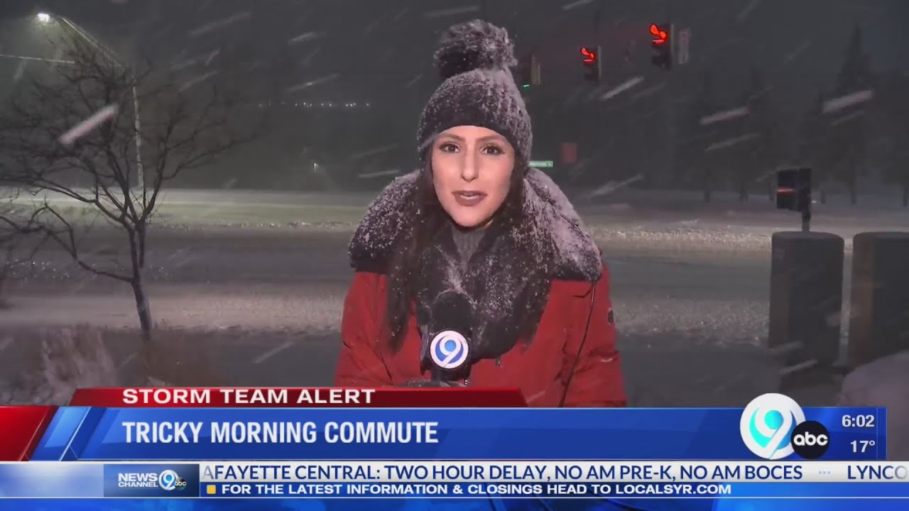 Snowy Morning Commute Live 6:00 am - YouTube