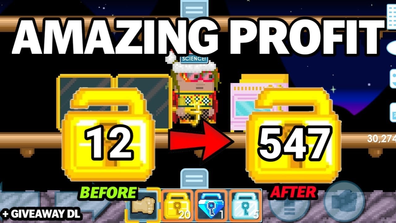 AMAZING PROFIT! Get RICH fast with this LAZY PROFIT 🤑 | Growtopia ...