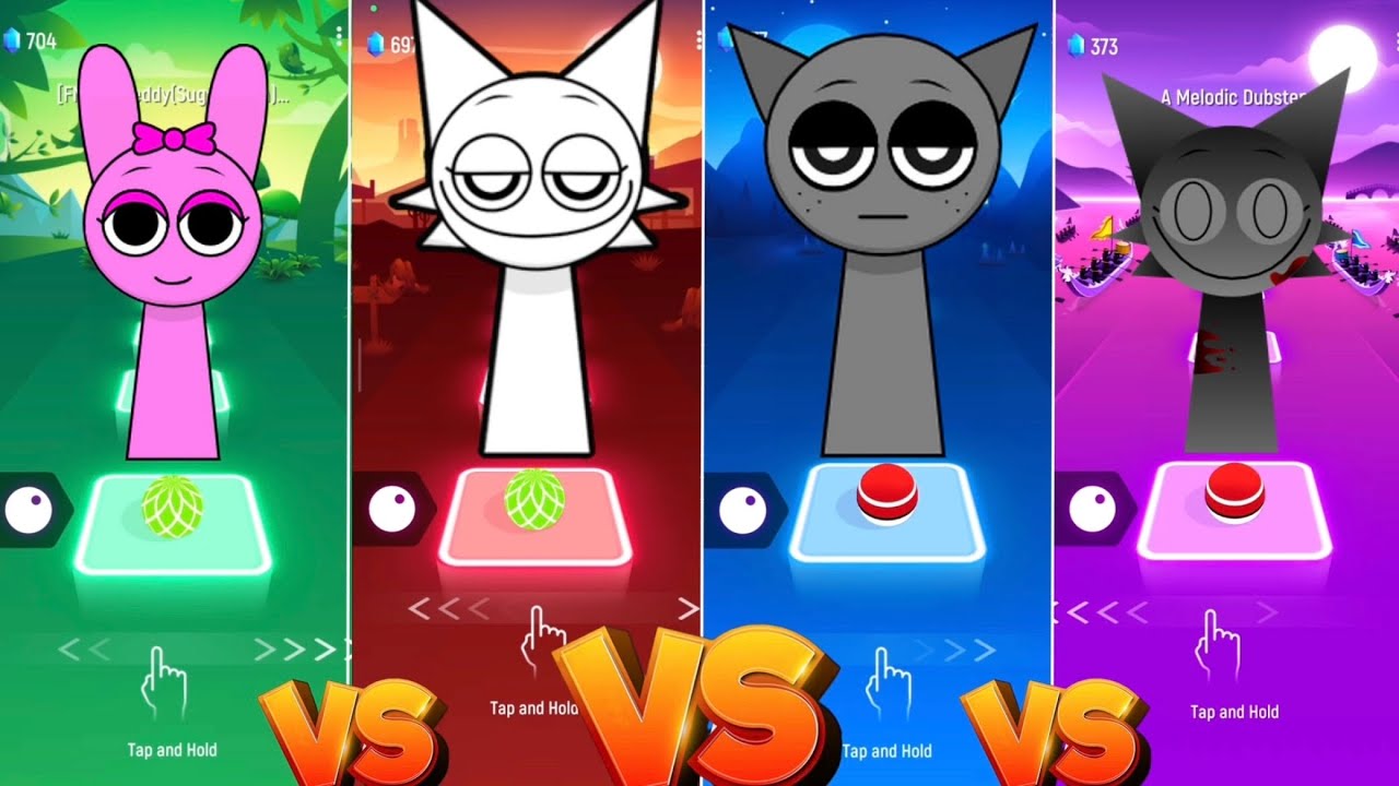 Sprinki - Pinki x Wenda x Gray x Wenda phase 3 - YouTube