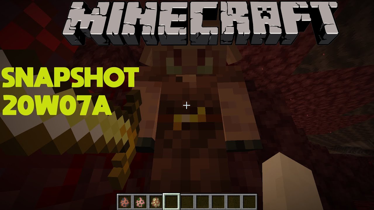 PIGLINS ARE HERE!! | Everything In The 20W07A Snapshot | Minecraft 1.16 ...