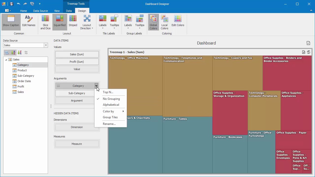 Dashboards: Treemap Item - YouTube