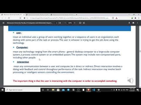 HCI Introduction & part 1.1 - YouTube