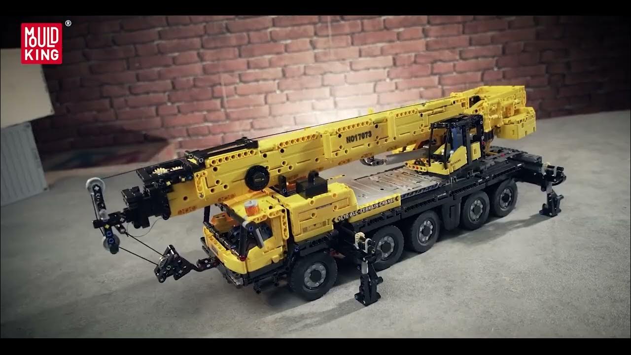 Lego Technic - Mould King 17073/17074 - Mobile Crane LTM 1110 - YouTube