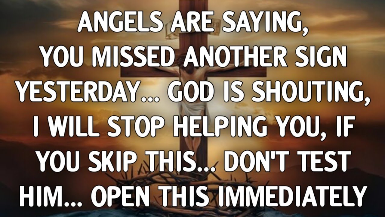 🔴God Is Shouting, I Will Stop Helping You, If You Skip This..| God's ...