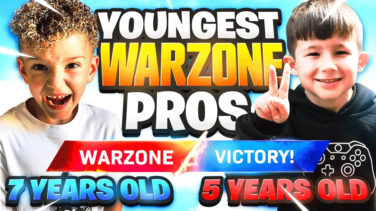 Youngest Warzone Pros are INSANE!!! 7 Year Old and 5 Year Old - YouTube