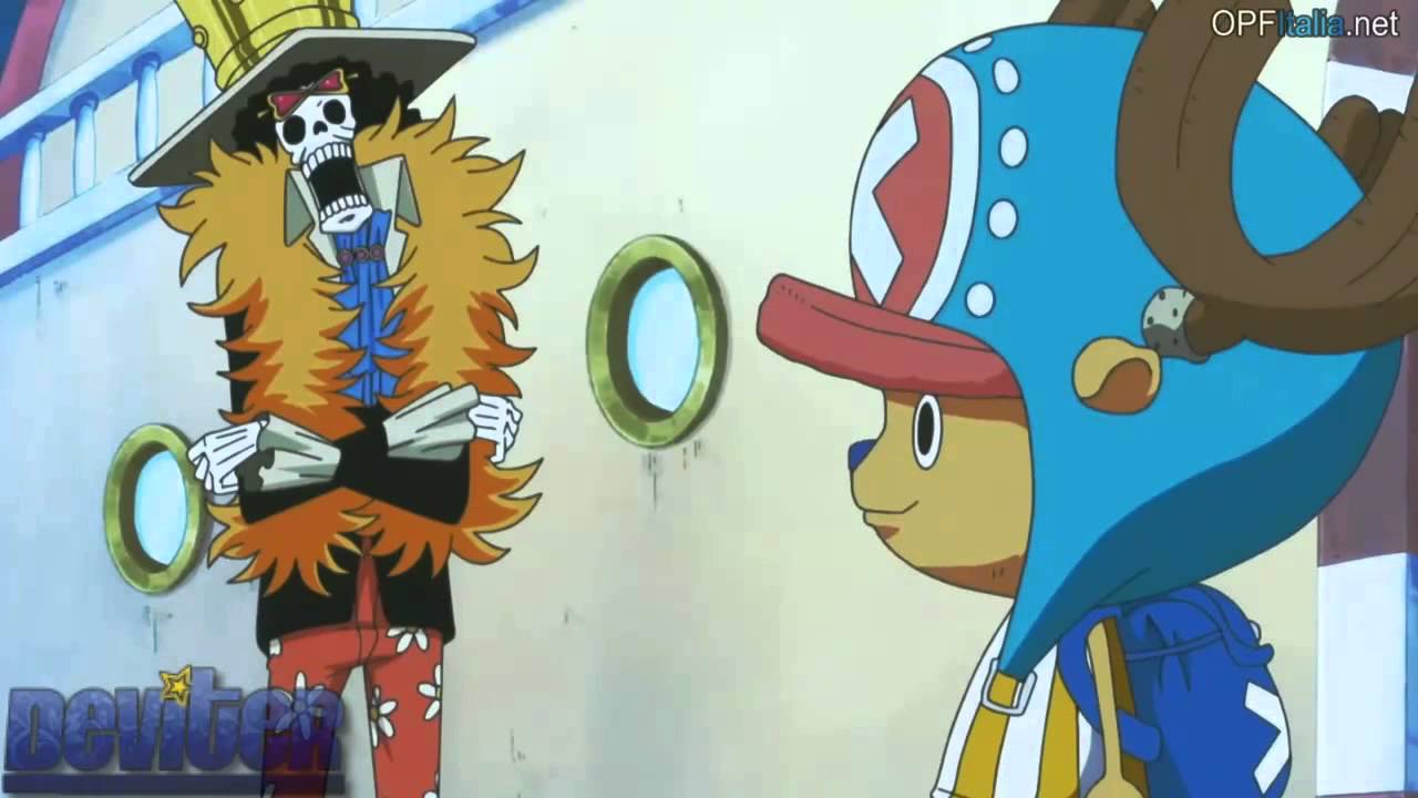 Escena de Brook - Chopper le roba la frase - YouTube