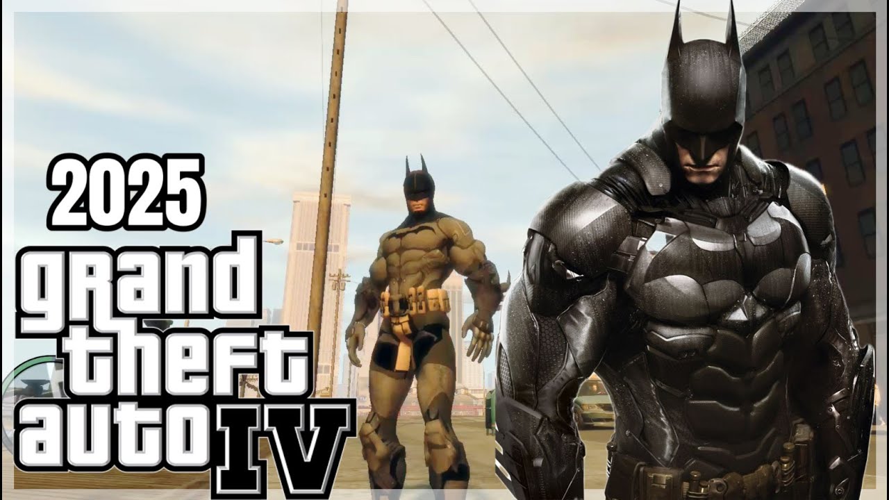 GTA 4 Batman Mod/ Player skins Tutorial - YouTube