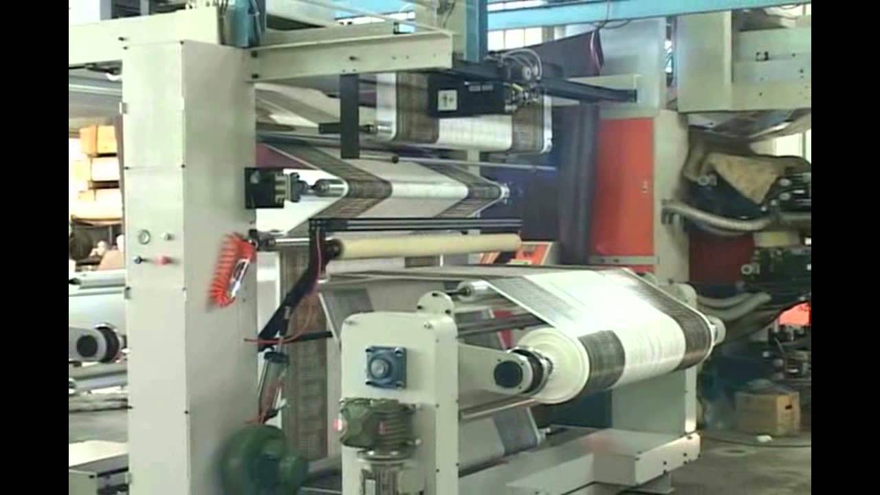 CI Flexo Printing Machine - YouTube