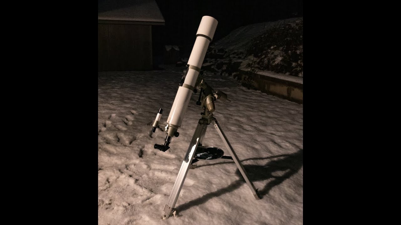 Telescope In The Snow 2 5 2025 - YouTube