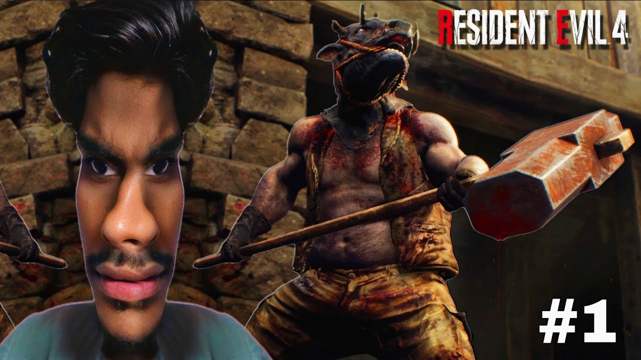 FIGHT WITH ZOMBIE BULL | RESIDENT EVIL 4 GAMEPLAY #1 - YouTube