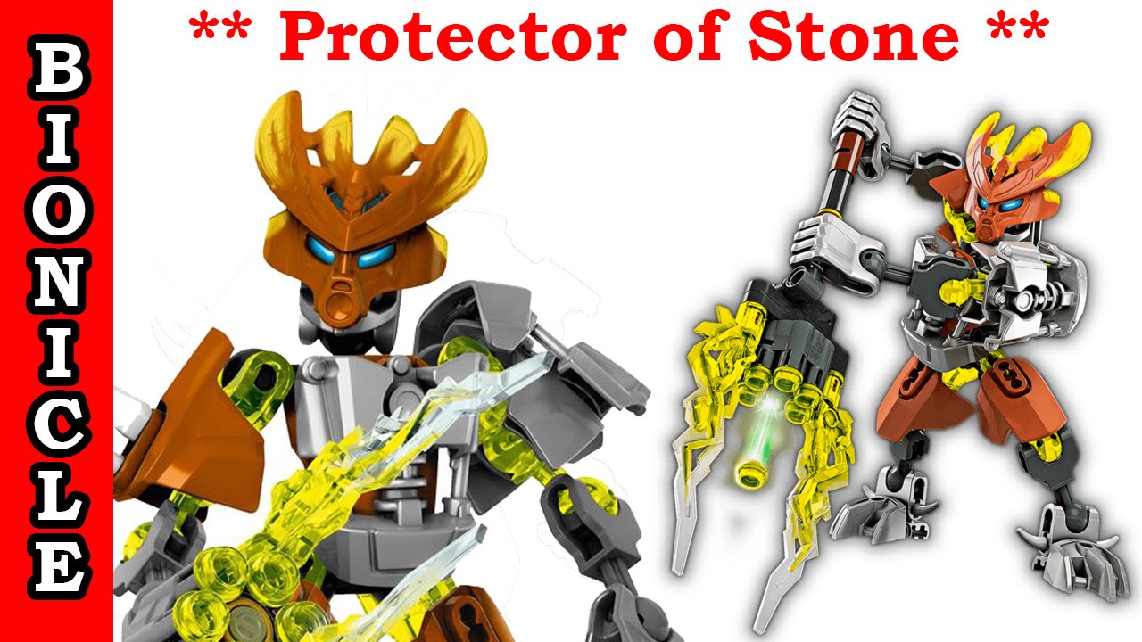 LEGO Bionicle Protector of stone review + build - YouTube