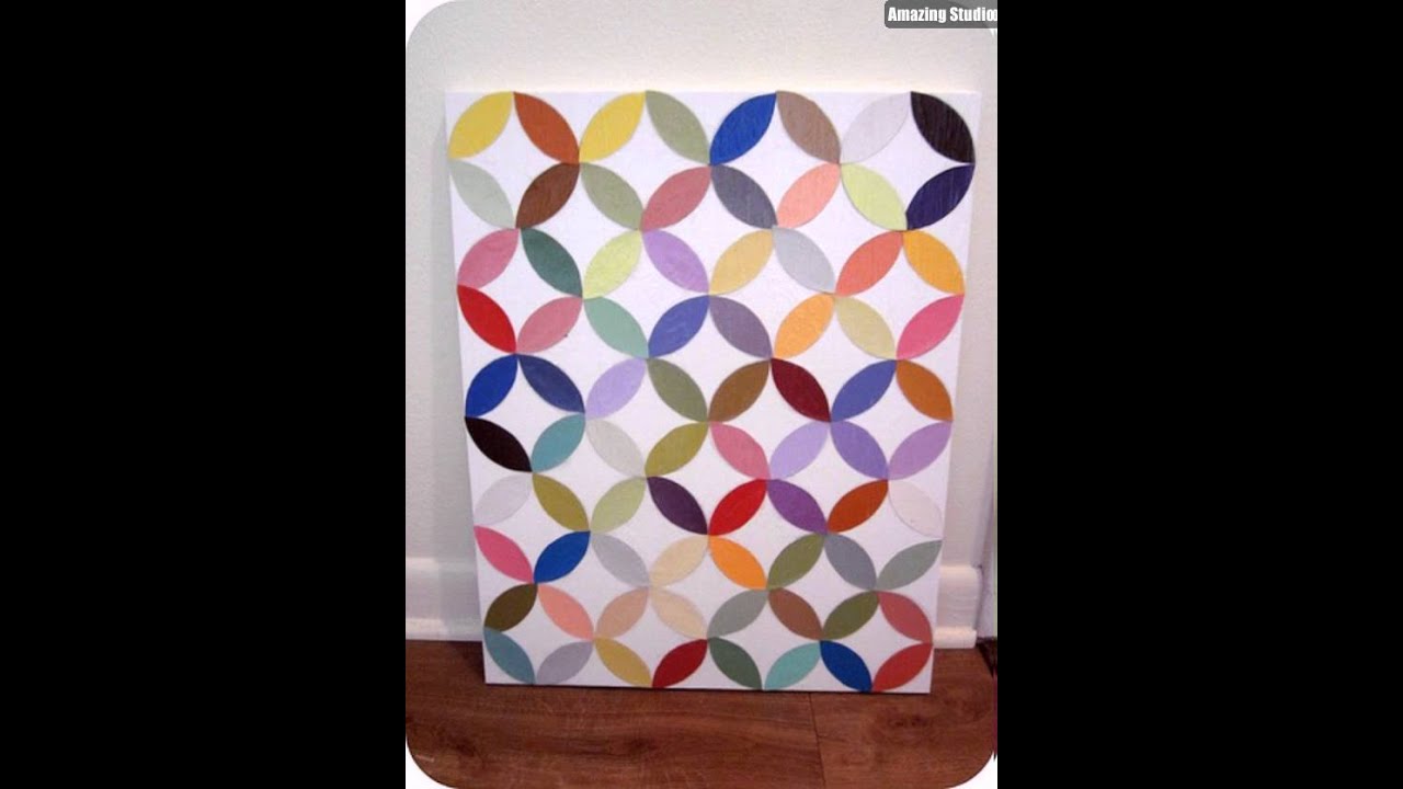 DIY Intersecting Circles Wall Art - YouTube