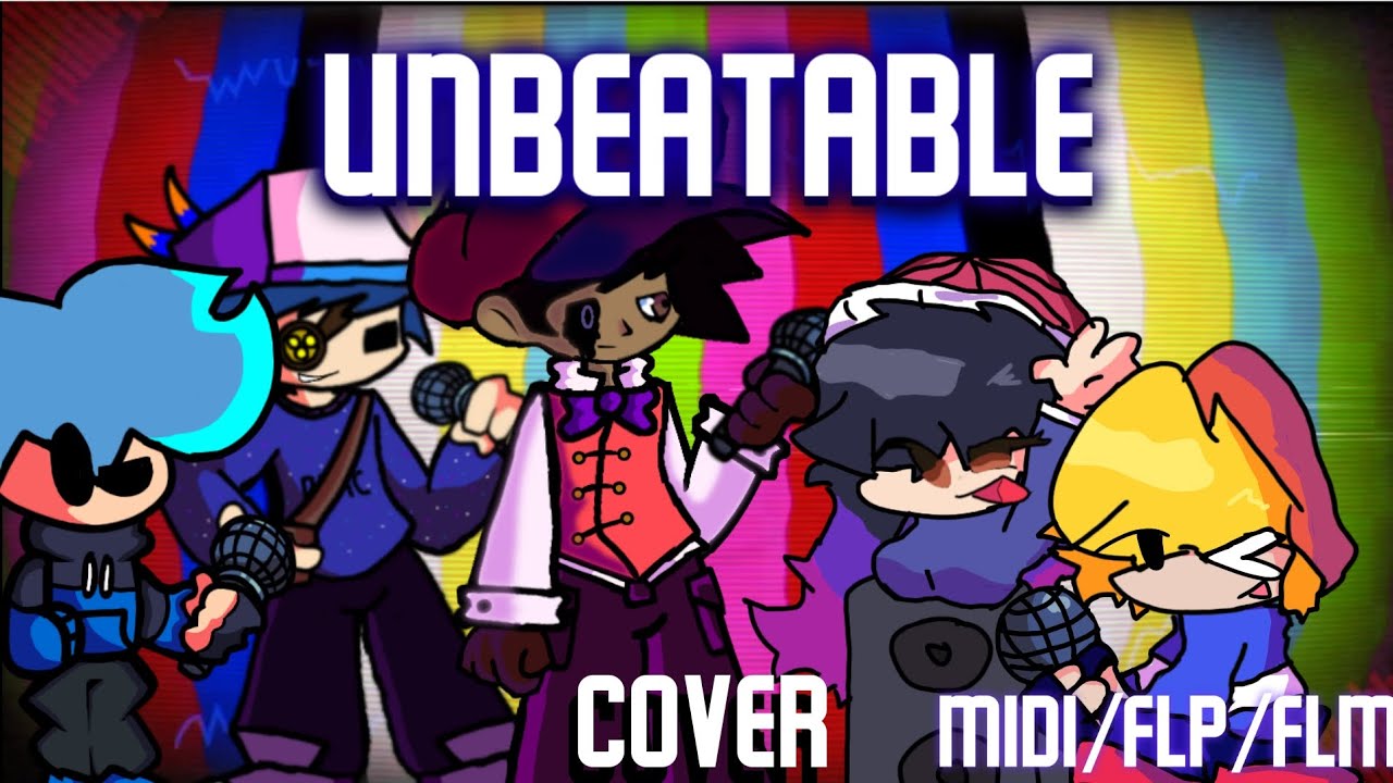 Unbeatable but my friends sing it | FNF mario madness V2 Cover (MIDI ...