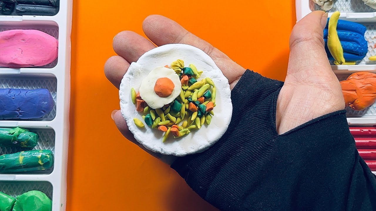 Món ăn truyền thống mĩ thuật lớp 4 - nặn món ăn truyền thống - dĩa cơm ...