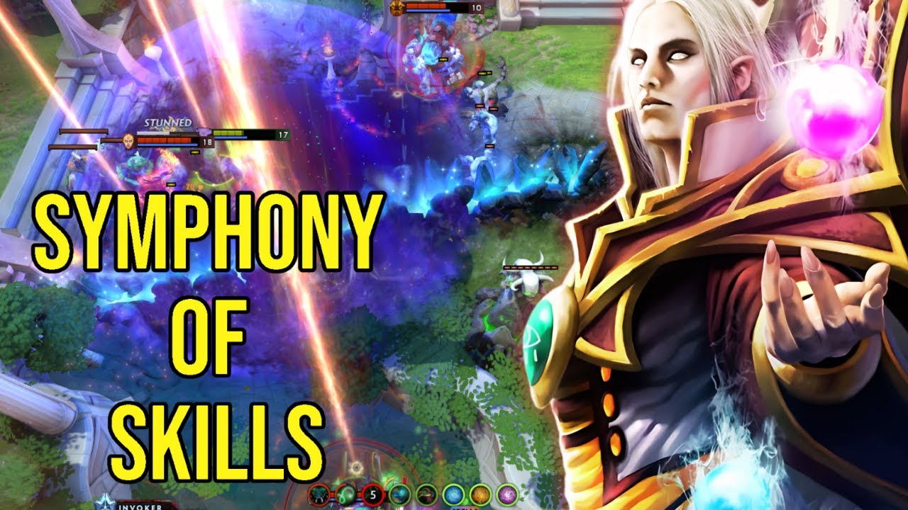 Invoker + Faceless Void Symphony of Skills DESTROY Pub!|Dota 2 Highlights - 7.39b - YouTube