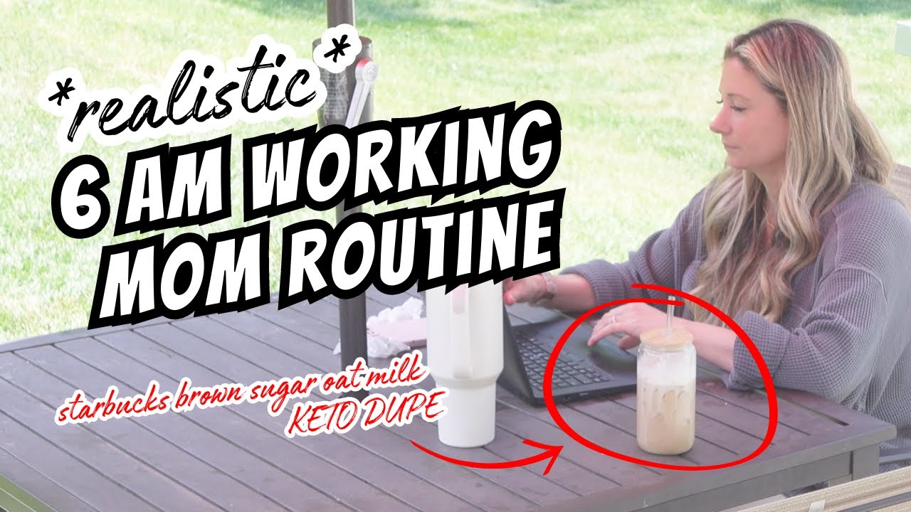 Working Mom Morning Routine | Realistic 6am solo parent morning routine ...