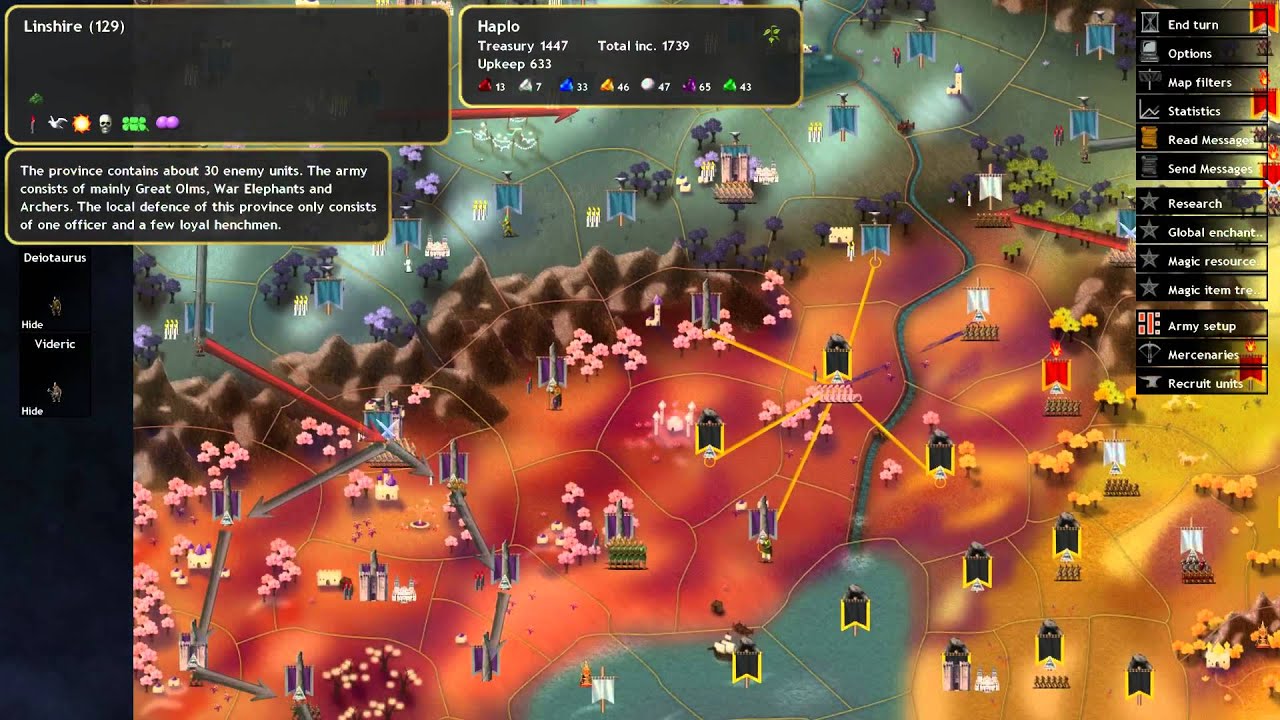 Dominions 4: Tutorial en castellano - Ulm: 9ª parte: Guerra - YouTube