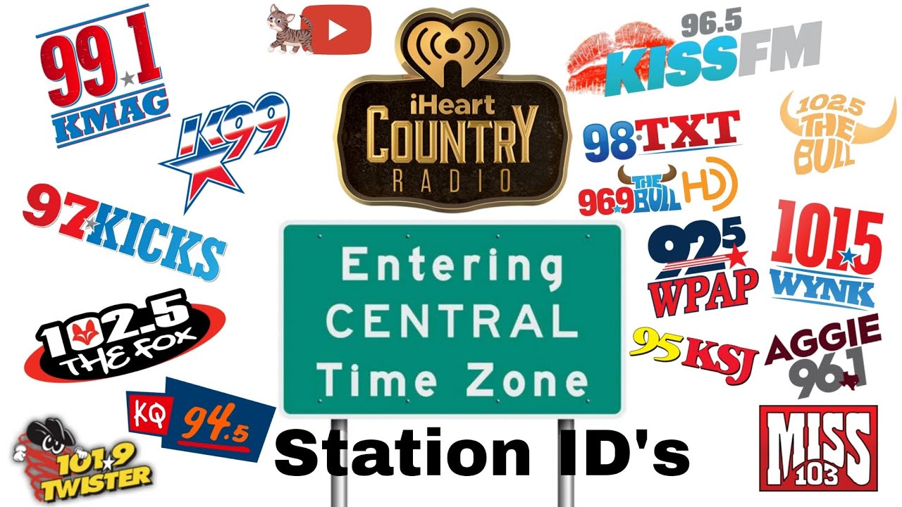 Iheart Country Radio Stations ID's (Central Time Zone) - YouTube