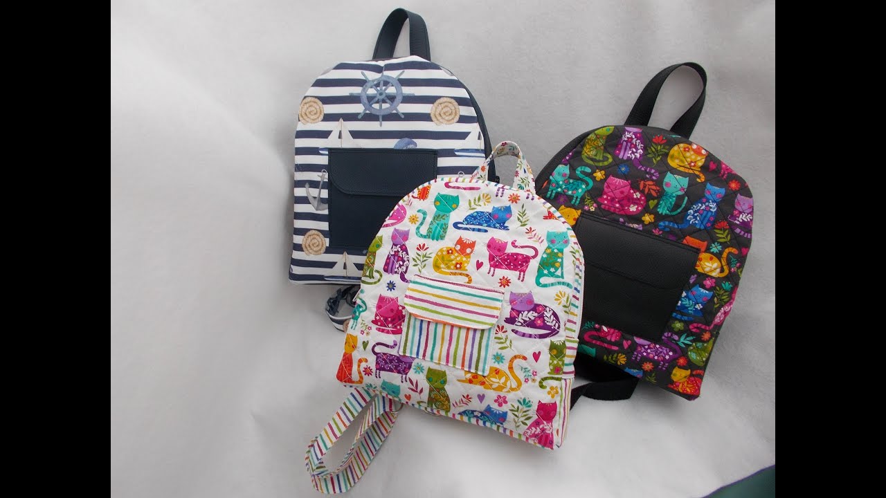 SEW TOTALLY TRISHA - WANDA BACKPACK VIDEO - YouTube