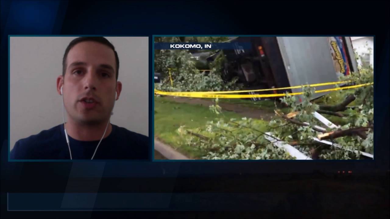 WISH-TV Meteorologist Describes Being On-air for 9+ Hours - YouTube