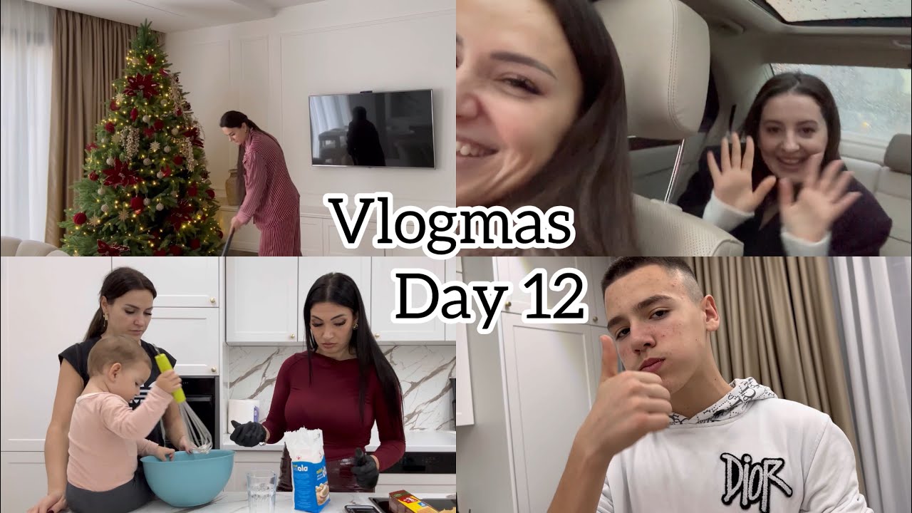 Vlogmas Day 12//Holta ben soft cookies 🍪//Kush eshte ne gare//Dezi Lami ...