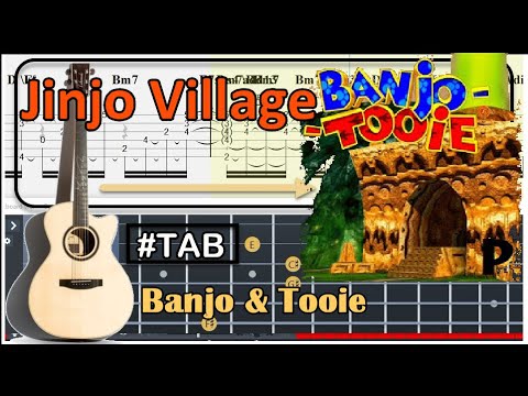 Guitar Tab - Jinjo Village (Banjo-Tooie) OST Fingerstyle Tutorial Sheet ...