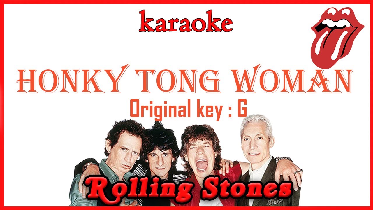 Honky Tong Woman (Karaoke) The Rolling Stones/ Original key G - YouTube