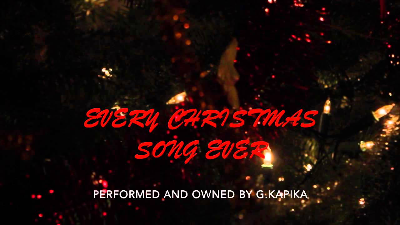 Every Christmas song ever (Only Audio, original) - YouTube