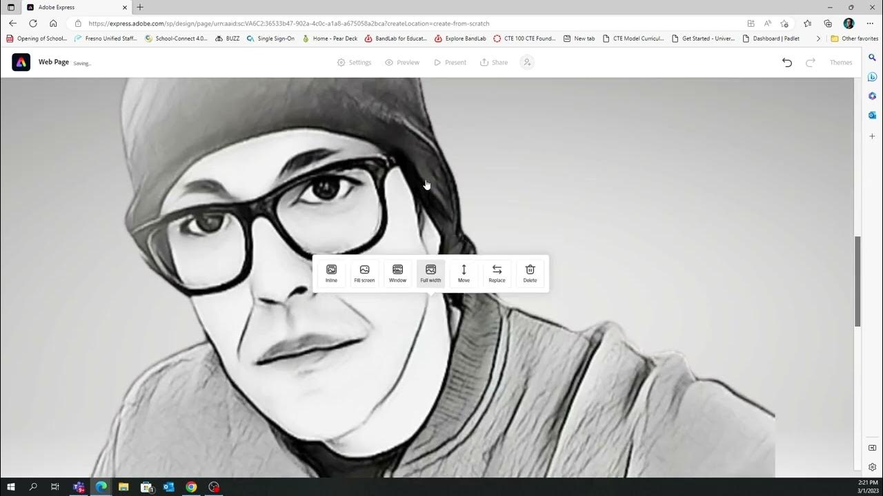 How to create a webpage using Adobe Express - YouTube