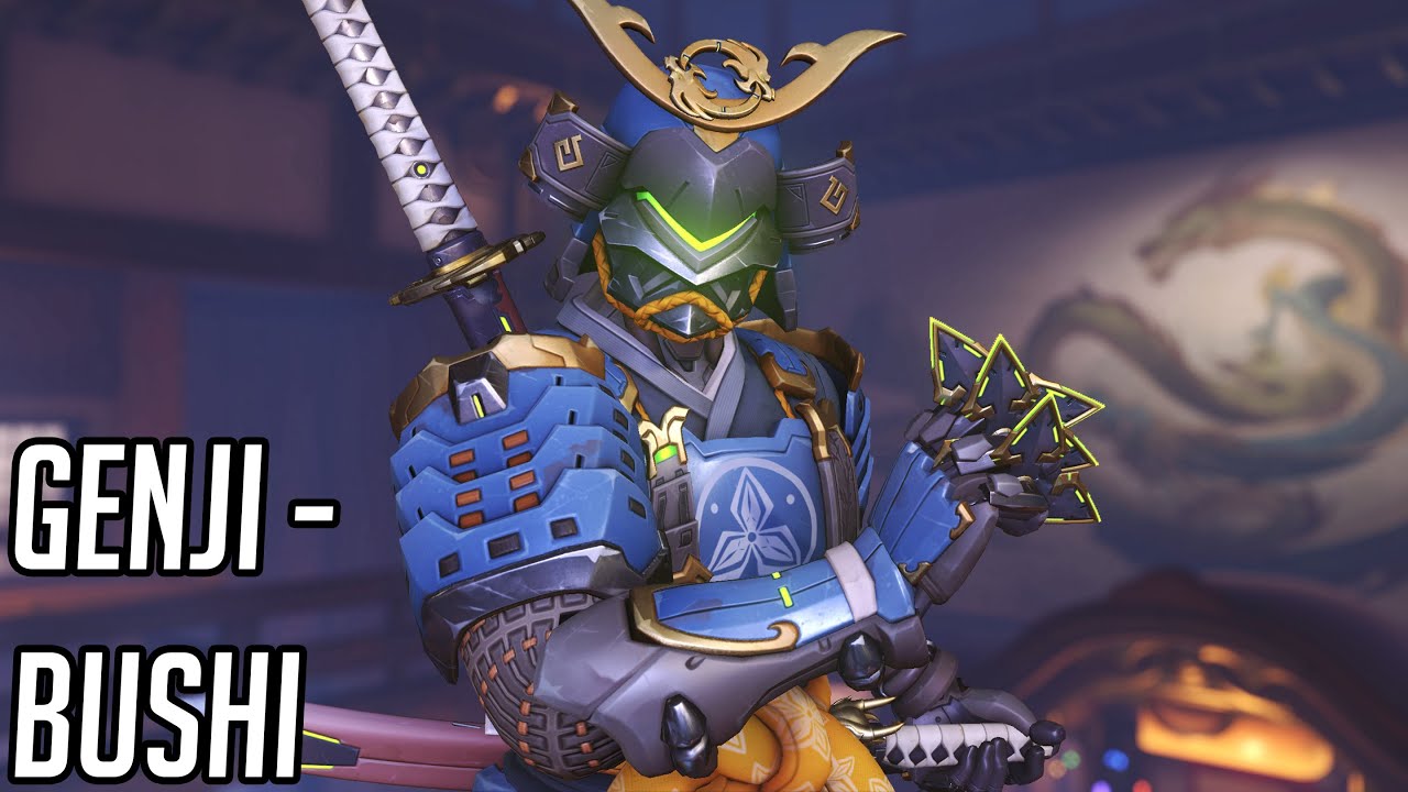 Genji "Bushi" Skin Showcase - Overwatch 2 - YouTube