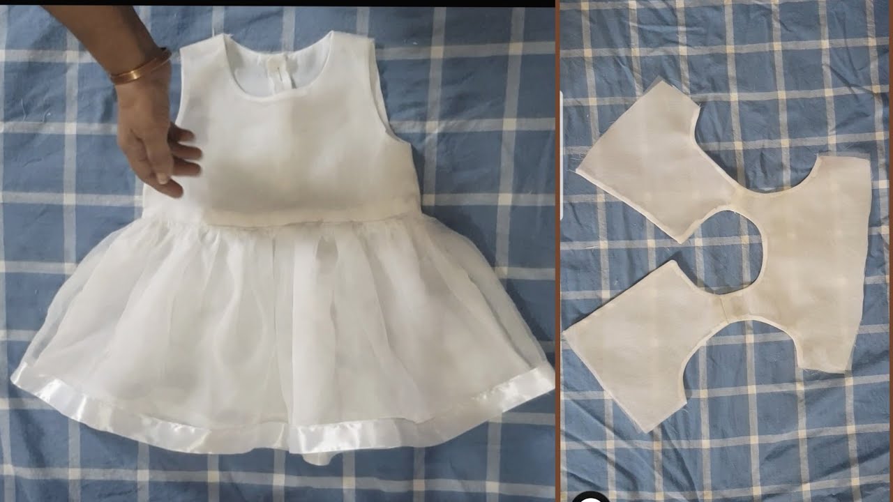 Simple frock cutting and stitching. - YouTube