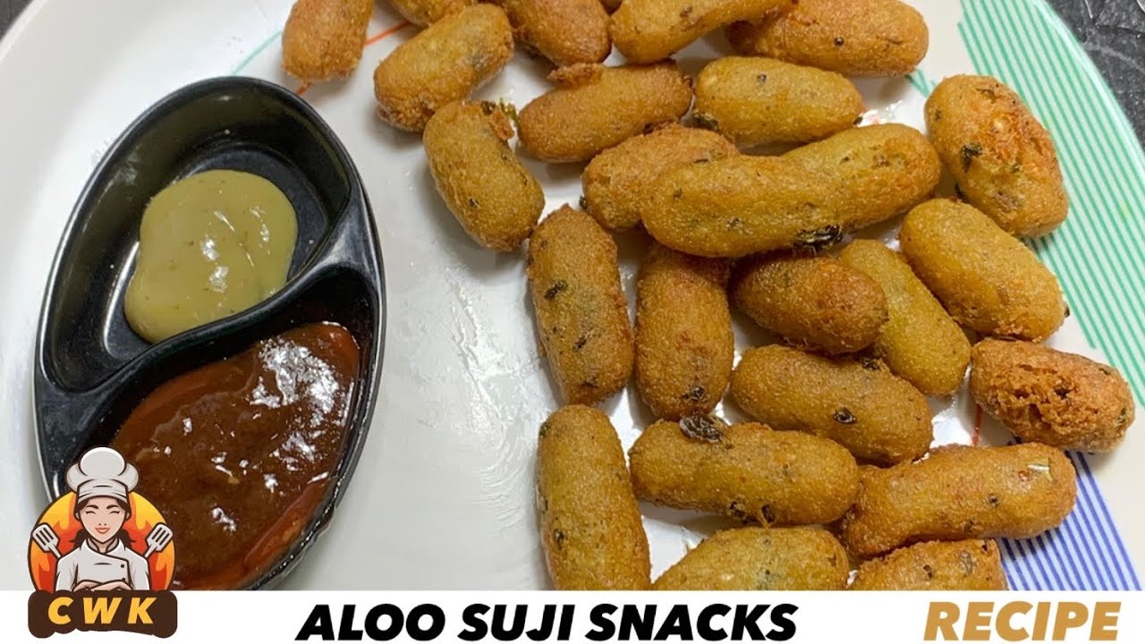 Aloo Suji Snacks -How To Make Potatoes Snacks -Easy Suji Recipe -Quick ...