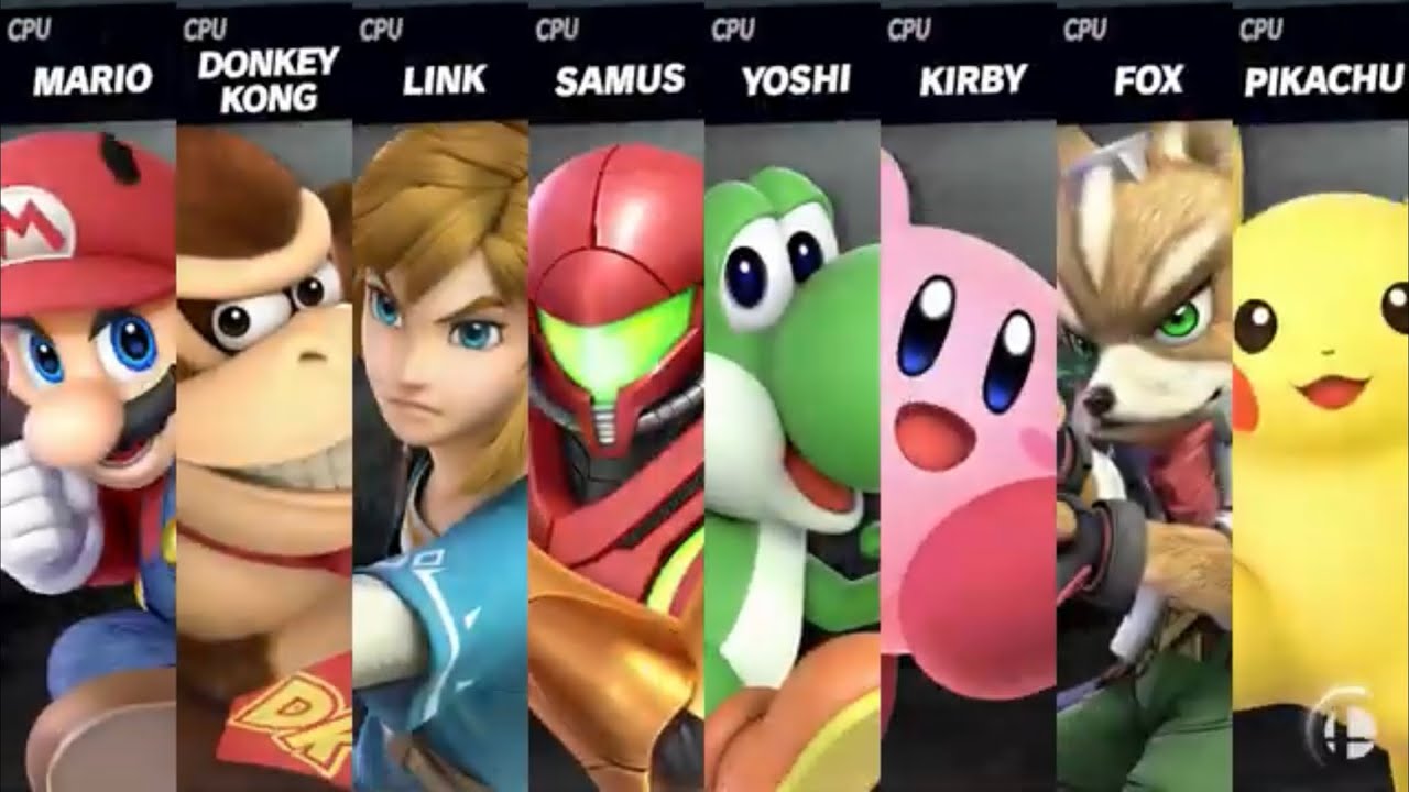 Super Smash Bros. Ultimate - Original 8 (Stamina Elimination) - YouTube