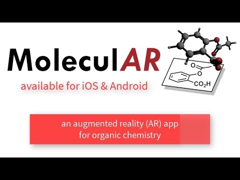 MoleculAR (v0.4): an augmented reality app for organic chemistry - YouTube