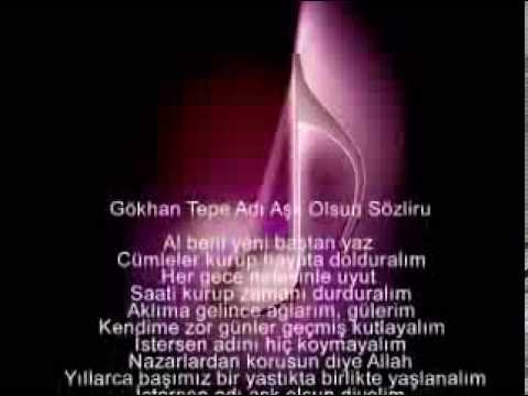 Gökhan Tepe Adı Aşk Olsun Şarkı Sözü