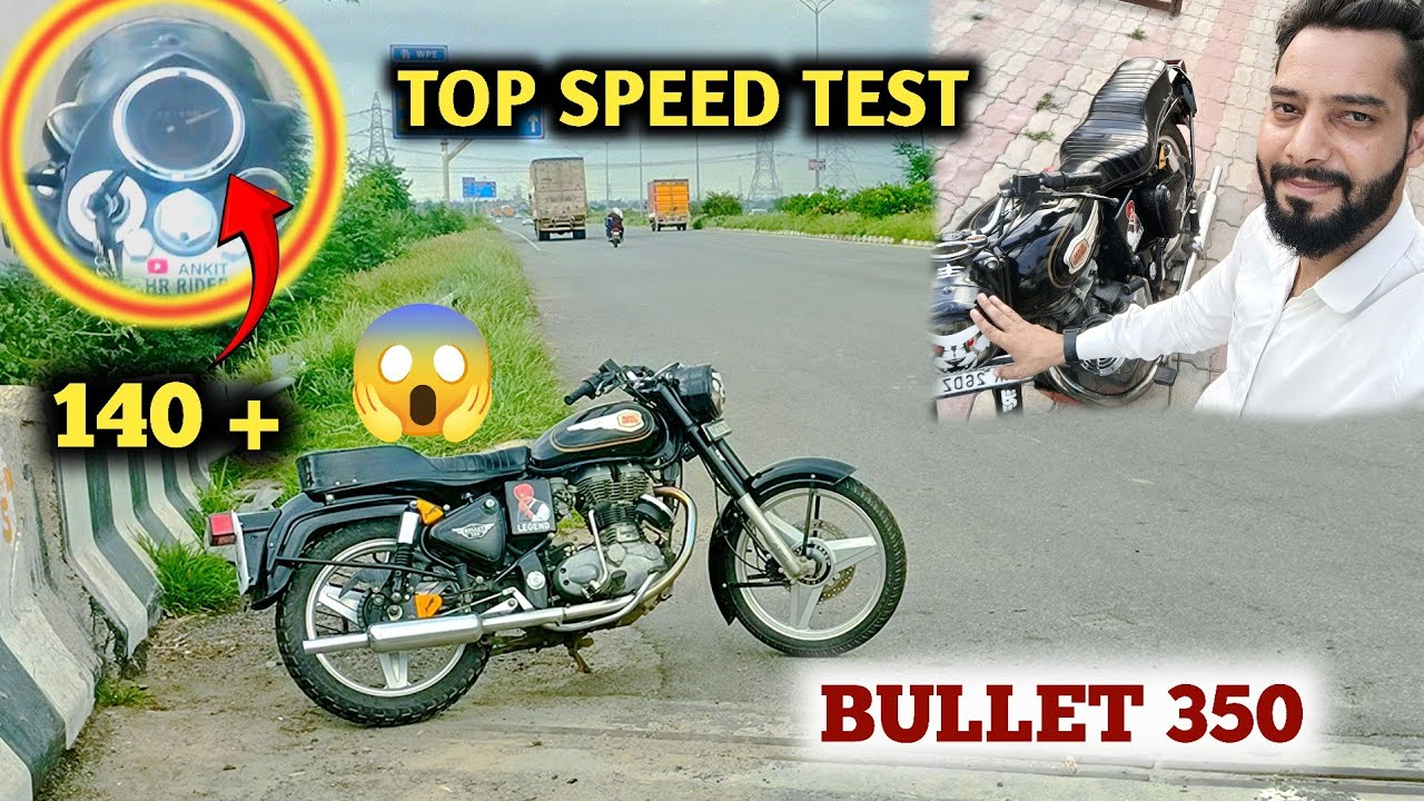 Top Speed Test⚠️ My BULLET 350 Bs4|| Shocking Results😱|| AnkitHrRider ...
