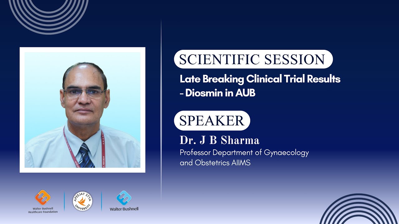 Late Breaking Clinical Trial Results: Diosmin in AUB | Scientific ...