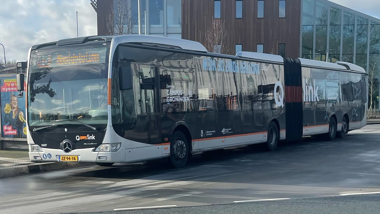 Mercedes Citaro O530 GL ‘CapaCity’ VOITH 3047 Qbuzz Groningen 🇳🇱 - YouTube
