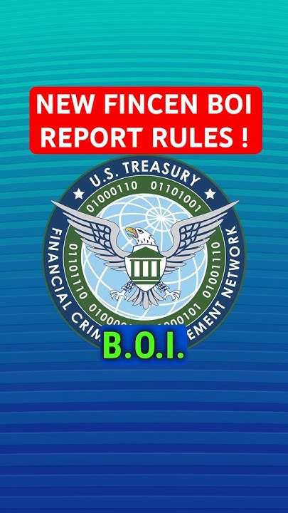 New FINCEN BOI Report Rules in 2024 #boi #fincen #boireport - YouTube