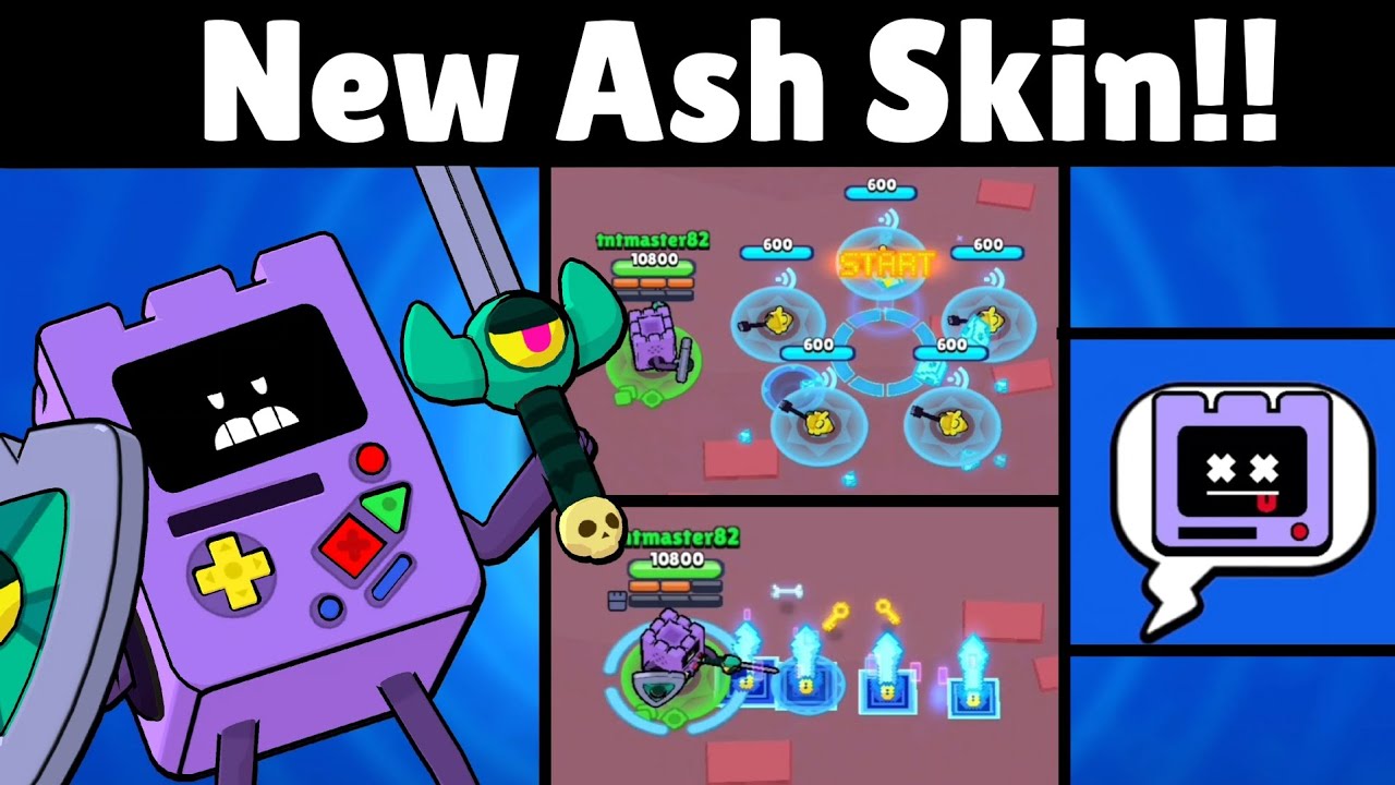 New Be Less Ash Skin (Brawl Stars) - YouTube