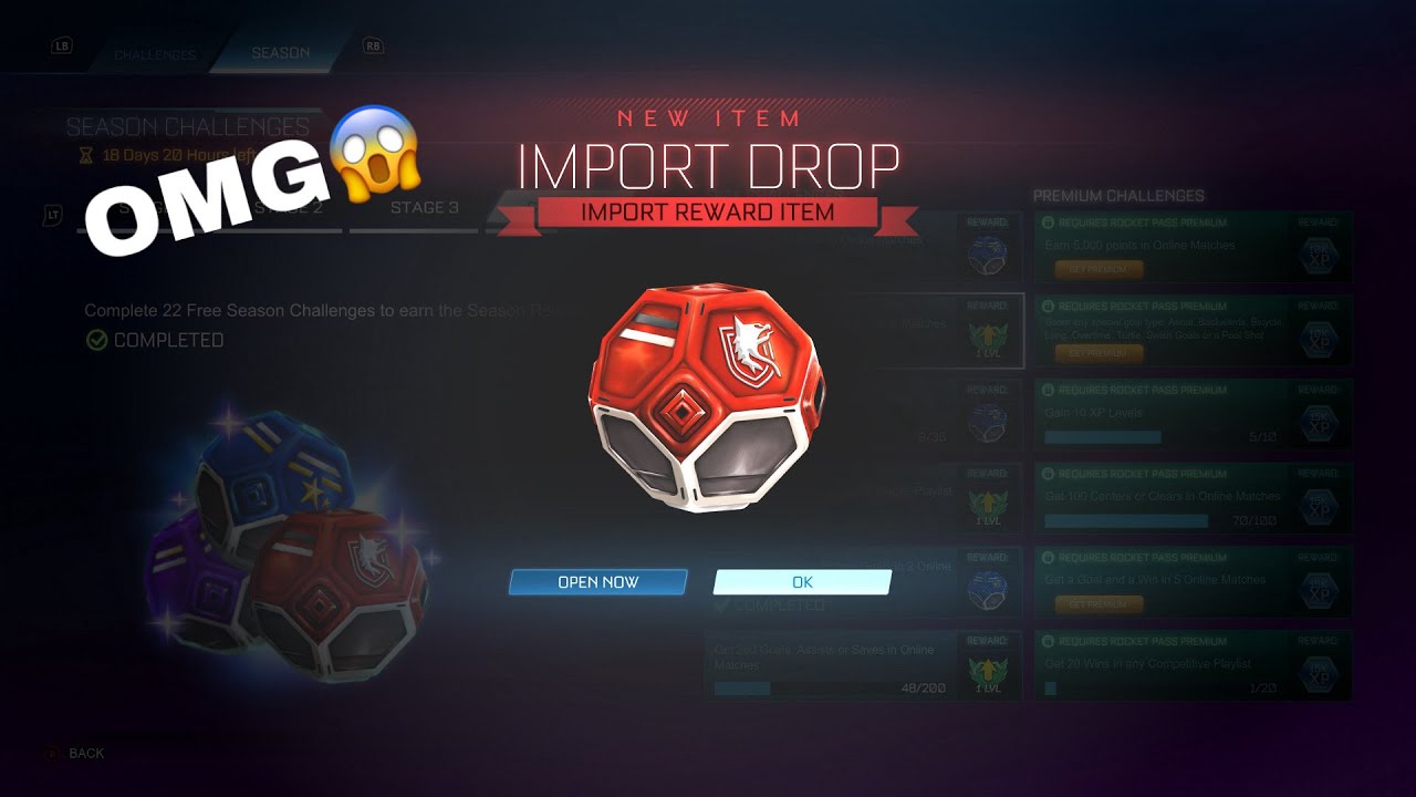 Rocket league drop opening - YouTube